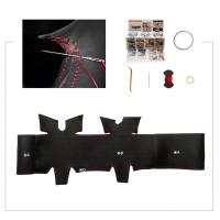 China Custom Leather Steering Cover for Mercedes-Benz CLK 200 240 280 350 SL350 2004-2007 for sale