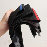 China Soft Suede Carbon Steering Wheel Cover for Seat Leon 2009 2010 2011 2012 Hand Sewing for sale