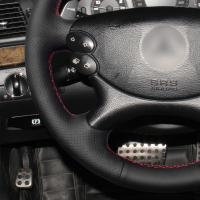 China Custom Leather Steering Cover for Mercedes-Benz CLK 200 240 280 350 SL350 2004-2007 for sale