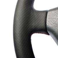 China Green Thread Leather Steering Wheel Wrap for Mercedes Benz W140 S320 350 420 1994-1995 for sale