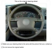 China Easy to Install Car Steering Wheel Covers for Volkswagen Caddy 2003-2006 Caravelle T5 for sale