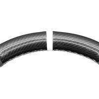 China Yellow Thread Custom Hand Stitching Carbon Soft Suede Steering Wheel Cover for BMW F10 Sport for sale