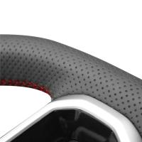 China VW Golf 8 MK8 GTI Golf GTE GTD 2020-2021 3-Spoke Wheel PU Leather Soft Suede Steering Wheel Cover for sale