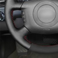 China Comfortable PU Leather Steering Wheel Cover for Audi A4 A6 A8 L Allroad 1998-2005 for sale
