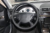 China Mercedes Benz W210 E240 E63 E320 E280 Steering Wheel Cover in Black Artificial Leather for sale