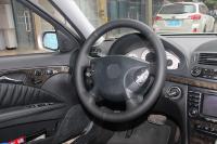 China Mercedes Benz W210 E240 E63 E320 E280 Steering Wheel Cover in Black Artificial Leather for sale