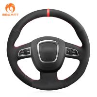 China Hand Sewing Soft Suede Steering Wheel Cover for Audi A3 8P Sportback A4 B8 Avant A5 A8 Q5 Q7 S4 S5 S6 S8 RS4 for sale