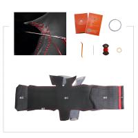 China Customized Red Car Steering Wheel Cover for Seat Ateca Cupra Ateca FR Ibiza 2016-2019 for sale