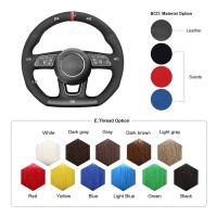China Leather Suede Steering Wheel Cover for Audi A1 A3 8V A4 A5 Avant RS3 RS5 S3 S4 S5 Q2 for sale