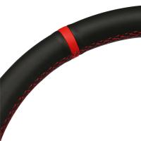 China Coffee Suede Custom Steering Wheel Cover for VW Golf 4 Passat B5 Polo Bora GTI Jetta for sale