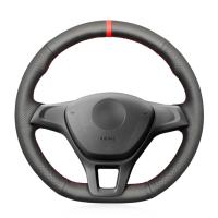 China Hand Sewing Artificial Leather Steering Wheel Cover for VW Golf 7 Mk7 Polo Up Jetta Passat B8 Tiguan Sharan Touran for sale