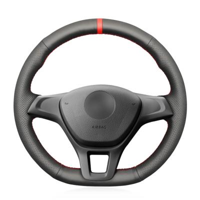 China Hand Sewing Artificial Leather Steering Wheel Cover for VW Golf 7 Mk7 Polo Up Jetta Passat B8 Tiguan Sharan Touran for sale