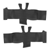 China DIY Genuine Leather Black Hand Stitching Custom Car Wrap Steering Wheel Cover For Mini Coupe for sale