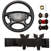 China Custom Steering Wheel Cover for Mercedes Benz E-Class W211 E230 E280 E350 CLS-Class CLS350 CLS500 for sale