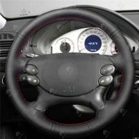 China Custom Steering Wheel Cover for Mercedes Benz E-Class W211 E230 E280 E350 CLS-Class CLS350 CLS500 for sale