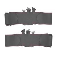 China Black Suede Nappa Leather Steering Wheel Cover for Mercedes Benz W205 AMG 43 45 C117 C218 W213 X253 C253 W166 W222 R172 for sale
