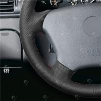 China Mercedes Benz W163 Hand Stitched Steering Wheel Cover with Black Artificial Leather for sale