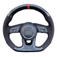 China Car Fitment Audi Feel Comfortable with this Custom Hand Stitching Steering Wheel Cover for sale