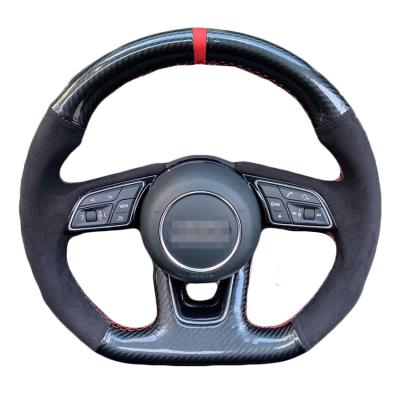 China Car Fitment Audi Feel Comfortable with this Custom Hand Stitching Steering Wheel Cover for sale