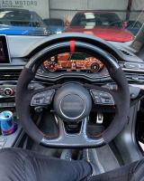 China Car Fitment Audi Feel Comfortable with this Custom Hand Stitching Steering Wheel Cover for sale