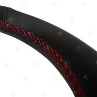 China Hand Sewing Real Leather Steering Wheel Cover for Mercedes Benz AMG C63 W204 C219 E550 E 63 AMG W212 W217 SL 63 R230 C197 R197 for sale