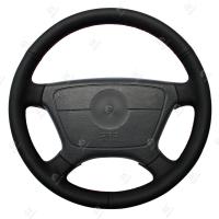 China Hand Sewing Steering Wheel Cover for Mercedes Benz E-Class W210 E 200 240 280 320 1995-2002 W140 S320 350 420 for sale