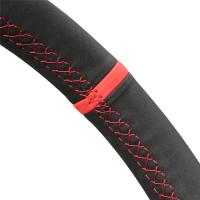 China BMW 525i 530i 540i 545i 550i 650i E60 E61 Touring E63 E64 M Sport M5 M6 Suede Steering Wheel Cover for sale
