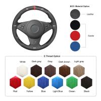 China BMW 525i 530i 540i 545i 550i 650i E60 E61 Touring E63 E64 M Sport M5 M6 Suede Steering Wheel Cover for sale