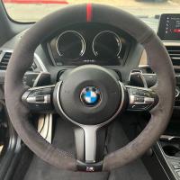 China Black Suede Steering Wheel Cover for BMW 1 Series 3 Series Comfort and Style Combined for sale