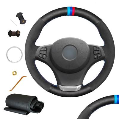 China Custom Car Fitment BMW Steering Wheel Covers for X3 E83 2007-2010 and X5 E53 2000-2006 for sale