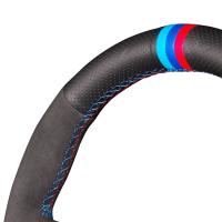 China Custom Car Fitment BMW Steering Wheel Covers for X3 E83 2007-2010 and X5 E53 2000-2006 for sale