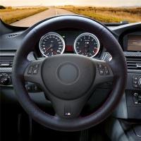 China PU Leather Car Steering Wheel Cover for BMW M3 E36 E46 E90 E92 E93 F80 M4 F82 F83 F10 for sale