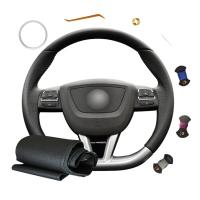 China Customized Steering Wheel Cover for Seat Leon 2009 2010 2011 2012 Personalized Touch for sale