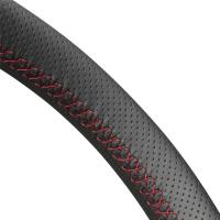 China Black Hand Stitching Suede Leather Steering Wheel Cover for Audi A6 C8 Avant Allroad A7 K8 Sportback S6 S7 Coupe RS6 RS4 RS7 for sale