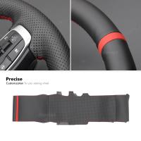 China Hand Stitched Custom Steering Wheel Cover for Kia Sportage K5 GT Line 2021 2022 2023 for sale