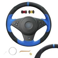 China Custom Leather Steering Wheel Cover for BMW E60 M5 E63 E64 Cabrio M6 2005-2010 Colorful for sale
