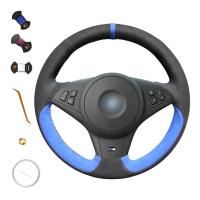 China Custom Leather Steering Wheel Cover for BMW E60 M5 E63 E64 Cabrio M6 2005-2010 Colorful for sale