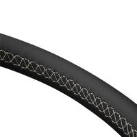China Black Leather Steering Wheel Cover for Audi TT 8N Coupe Cabriolet A8 D2 S8 S4 B5 Avant S6 C5 S8 for sale