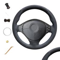 China Custom Black Steering Wheel Cover for BMW M3 1998-1999 and 5 Series E39 Year 1997-2000 for sale