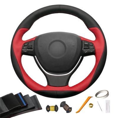 China BMW 5 Series F07 F10 F11 F18 and 6 Series F06 F12 F13 Steering Wheel Cover with Design for sale