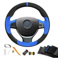 China BMW 5 Series F07 F10 F11 F18 and 6 Series F06 F12 F13 Steering Wheel Cover with Design for sale