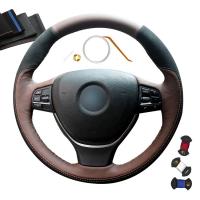 China BMW 5 Series F07 F10 F11 F18 and 6 Series F06 F12 F13 Steering Wheel Cover with Design for sale
