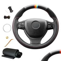 China BMW 5 Series F07 F10 F11 F18 and 6 Series F06 F12 F13 Steering Wheel Cover with Design for sale