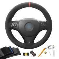 China Hand Sewing Installation Method Steering Wheel Cover for BMW 1 Series E81 E82 E87 E88 for sale