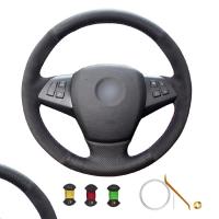 China Custom Thread Color Design Car Steering Wheel Cover for BMW X5 E70 Durable and Stylish for sale