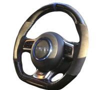 China Black Suede Steering Wheel Cover Designed for Audi A3 8P S3 R8 TT TTS TT RS 2008-2015 for sale