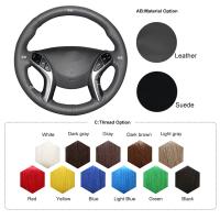China Red Suede Steering Wheel Cover for Hyundai Elantra GT Coupe i30 2011-2017 Perfect Fit for sale