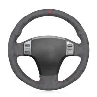 China Customized Suede Steering Wheel Cover for Nissan SKYLINE V35 2003-2006 and Customized for sale
