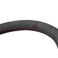 China Customized Suede Steering Wheel Cover for Nissan SKYLINE V35 2003-2006 and Customized for sale