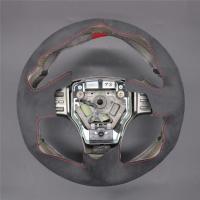 China Customized Suede Steering Wheel Cover for Nissan SKYLINE V35 2003-2006 and Customized for sale